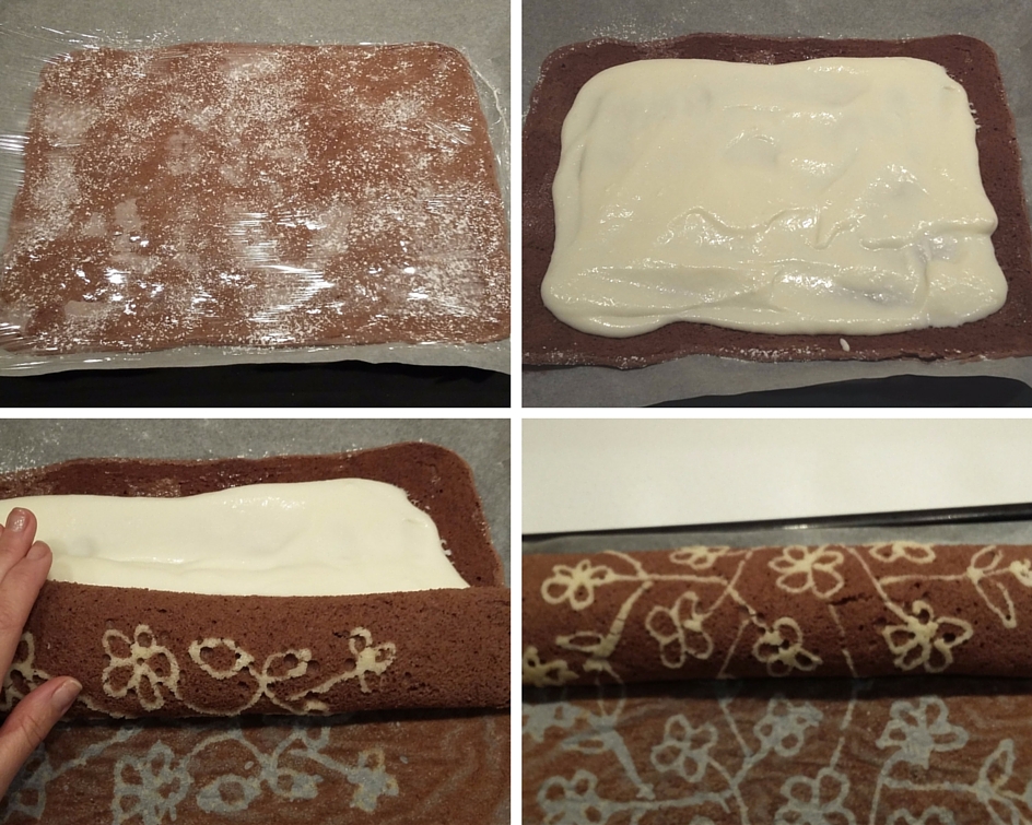 Rotolo dolce decorato - Japanese roll cake - Dolce quanto basta